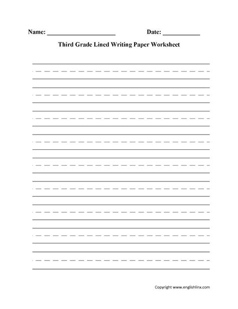 Printable Handwriting Worksheets For 3rd Grade At Frank Hilda Blog