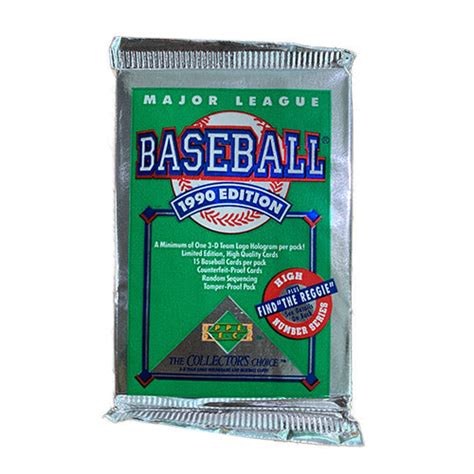 1990 Upper Deck Baseball Cards High Number Unopened Pack 7 Bucks A Pop