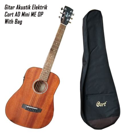 Jual Cort Ad Mini Me Op Acoustic Electric Guitar With Bag