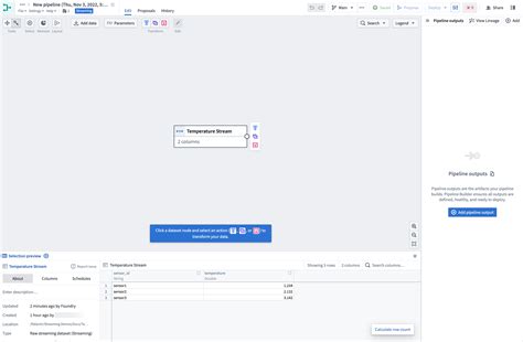 building pipelines getting started create a streaming pipeline with
