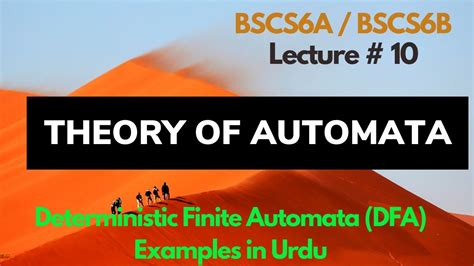 Toa Lecture 10 Deterministic Finite Automata Dfa More Dfa Examples