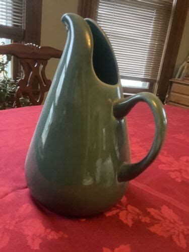 Russell Wright American Modern Steubenville Sea Foam Green Pitcher