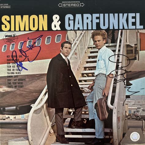 Simon And Garfunkel Signed The Hit Sounds Of Simon And Garfunkel Album
