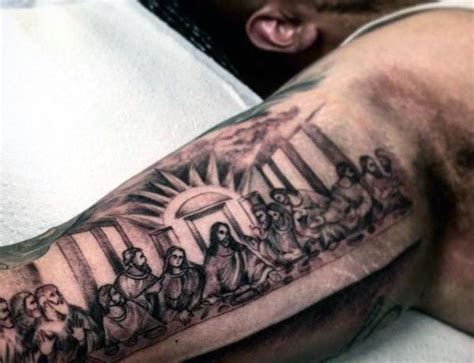 Inner Arm Religious Tattoos
