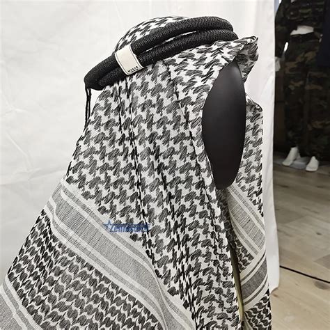 57 Ararab Agal Shemagh Palestinian Keffiyeh Scarf Black Arabian Head Hoop