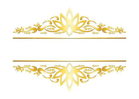 Luxury Wedding Invitation Vector Hd Images Luxury Gold Title Frame