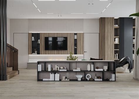 House In Modern Style With Classic Elements On Behance House In Modern Style With Classic Elements On Behance