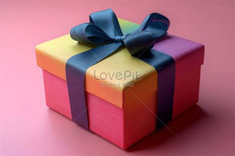 무지개색 선물 상자 사진 무료 다운로드 Lovepik