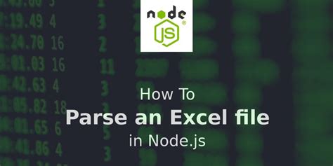 how to parse an excel file in node js r devto