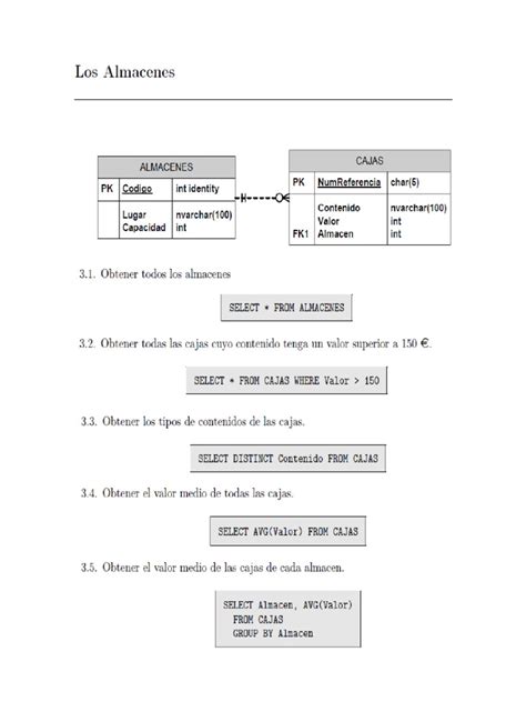 Varios Ejercicios De Sql Workbench Pdf