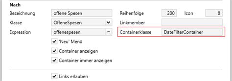 Container Classes For Services Expenses And Outlays