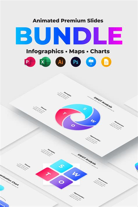 3500 Animated Slides Powerpoint Bundle Infographic Diagrams Maps And Excel Charts Doodle