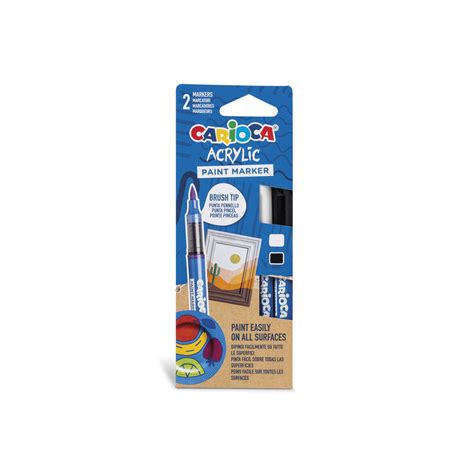 Acrylic Paint Markers 2 Pcs Acrilici Carioca