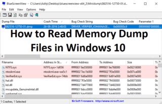 How To Read Memory Dump Files In Windows 10 TechCult