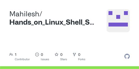 Github Mahileshhandsonlinuxshellscripting