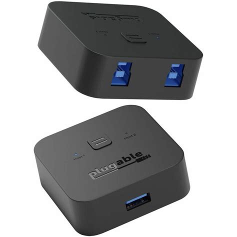 Plugable Usb 3 0 Sharing Switch For One Button Swapping Of Usb Device