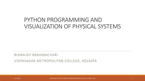 pdf python programming and visualization of physical systems