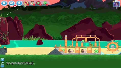 Angry Birds Surf And Turf Level 19 ~ 3 Star Tutorial Youtube