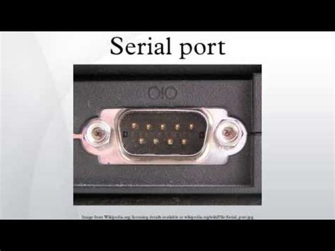 Serial Port YouTube