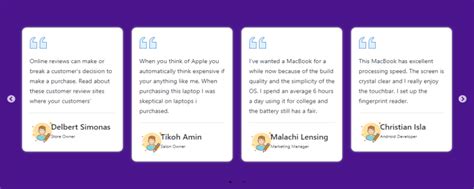 Bootstrap Testimonial Sliders