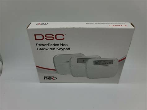 Dsc Neo Powerg Hardwired Alarm Communicator Keypad Hs2lcd For Sale Online Ebay