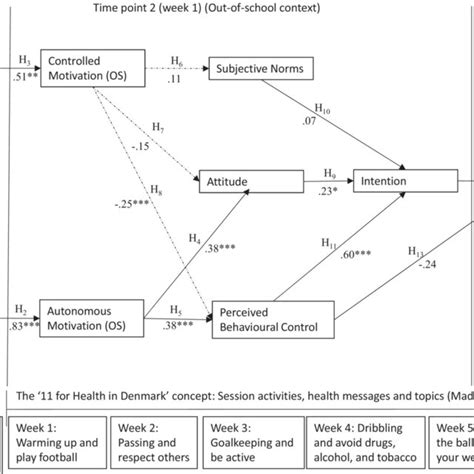 The Original Trans‐contextual Model For The “11 For Health In Denmark