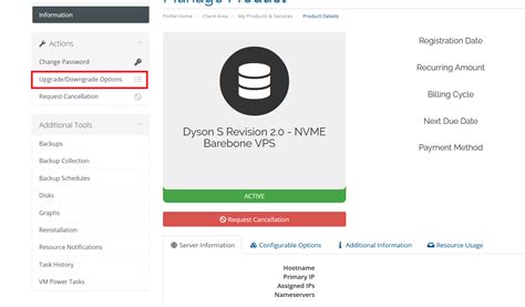 Automated Vps Upgradedowngrade Feature Knowledgebase Host C