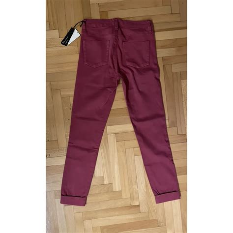 Slim Jeans J Brand Pink Size 25 Us In Cotton Elasthane 61559046