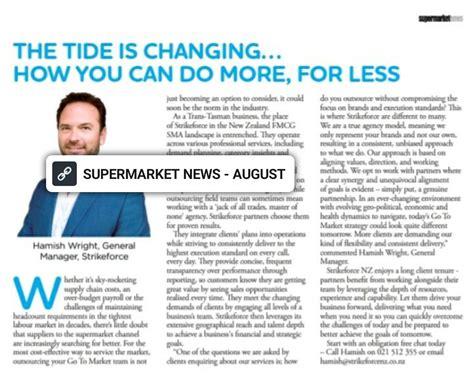 Hamish Wright On Linkedin Fmcgindustry Outsourcingsolutions