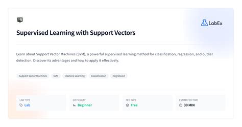 Support Vector Machines Svm Machine Learning Tutorial Labex