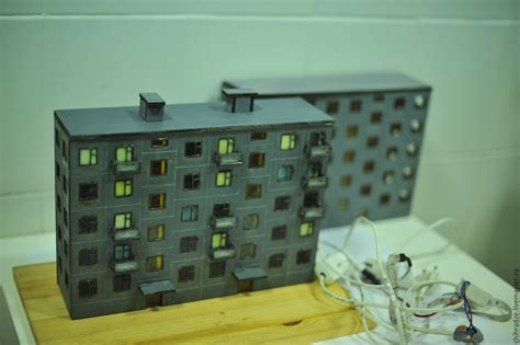 Светильник "Пятиэтажка" в интернет-магазине на Ярмарке Мастеров ...