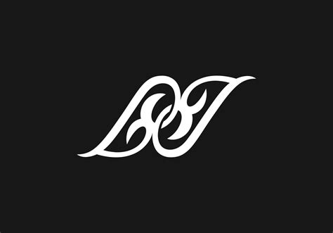 Letter N Monogram 12820687 Vector Art At Vecteezy