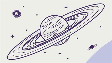 Saturn Planet Space Vector Cosmic Astronomy Art Solar System Design Vector Design Generative