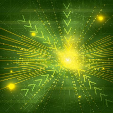 Abstract Tech Binary Background Stock Vector Illustration Of Frid