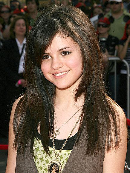 Selena Gomez Layered Hair