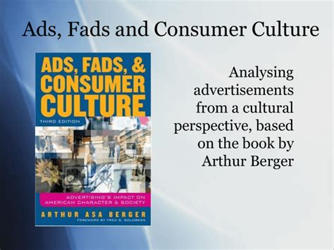 Analyzing Ads Consumer Culture And Semiotics Presentation