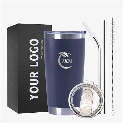 Insulated Powder Coated Stainless Steel Tumbler Custom Logo