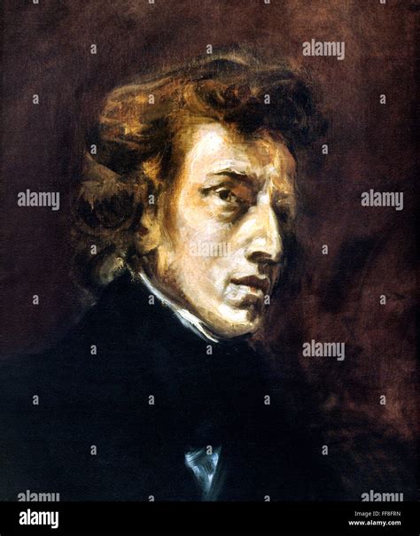 Frederic Chopin 1810 1849 Npolish Composer And Pianist Oil On
