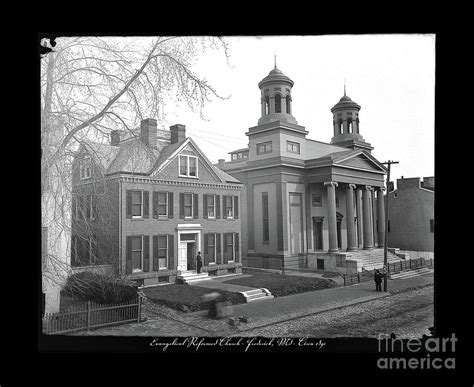 Evangelical Reformed Church Frederick Md Circa 1890 Photograph By Steve Cerrone Fine Art