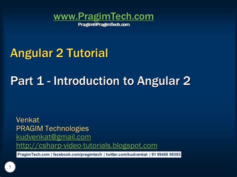 Sql Server Net And C Video Tutorial Introduction To Angular 2