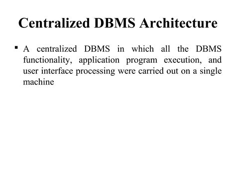 bsc cs ii dbms u ii database system concepts and architecture ppt