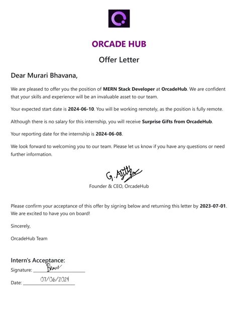 Bhavana M On Linkedin Orcadehub Freelance Mernstack Internship Developeropportunity