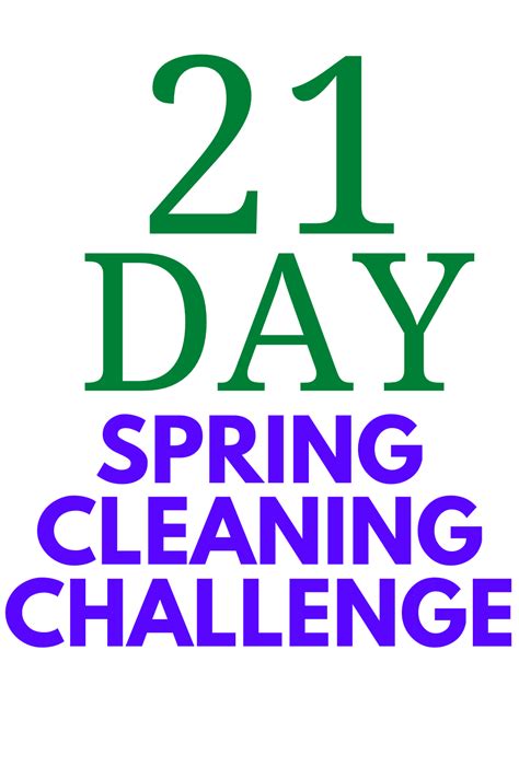 30 Day Cleaning Challenge Artofit