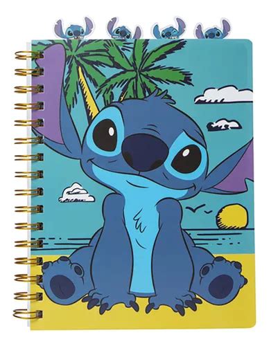 Caderno Espiral De Capa Dura Disney Stitch Mercadolivre