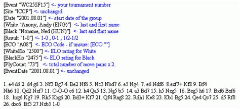 Numeric Notation Iccf Correspondence Chess Mark A Lowery