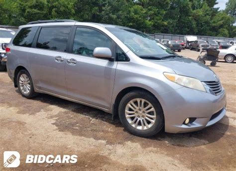 2011 Toyota Sienna Xle V6 5tdyk3dc3bs042293 Bid History Bidcars