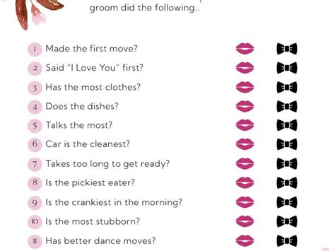 Free Printable Bridal Shower Games Word Scramble