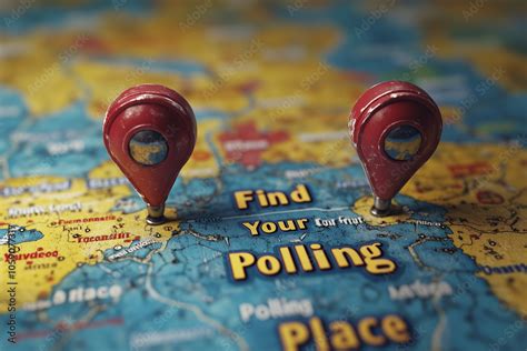 Animated Sequence Of Polling Locations Popping Up Across The Country Map With Find Your Polling