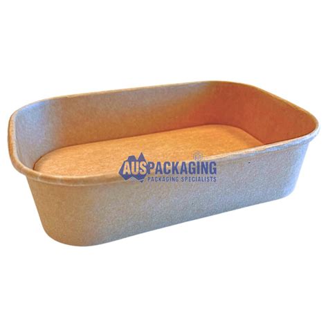 Kraft Rectangle Takeaway Container Auspackaging