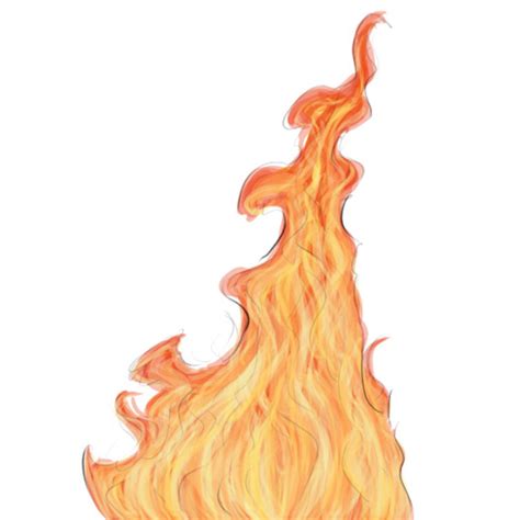 How To Draw Realistic Fire